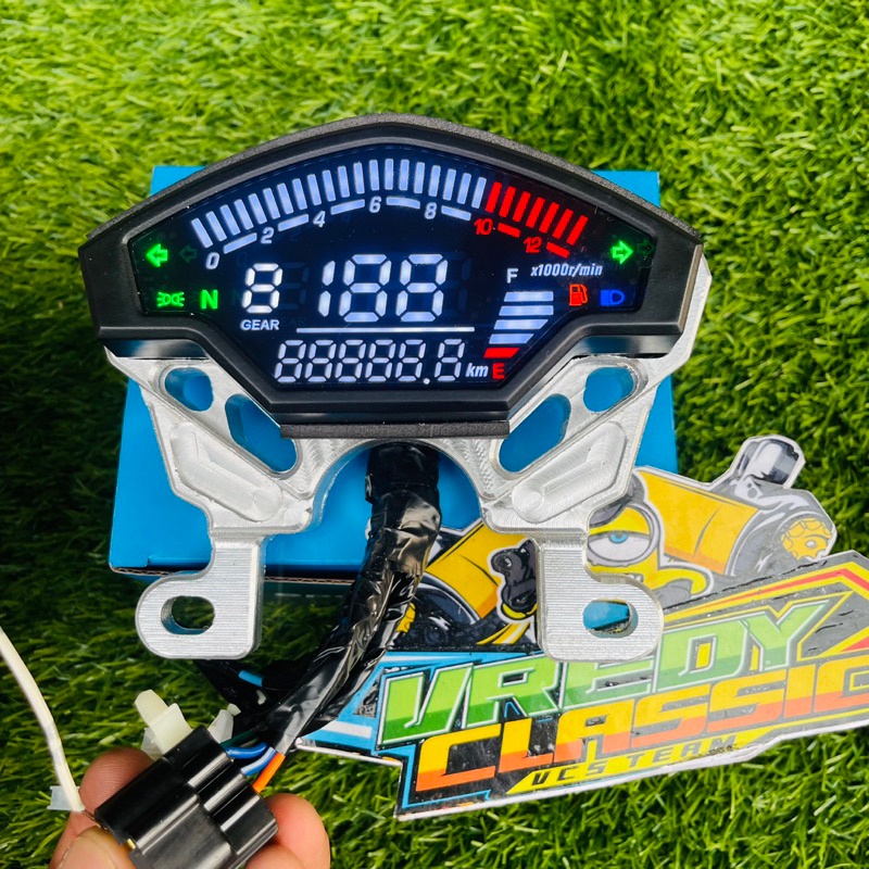 Jual speedometer GPX spedo GPX DIGITAL set pangkon CNC herek CB GL MP ...