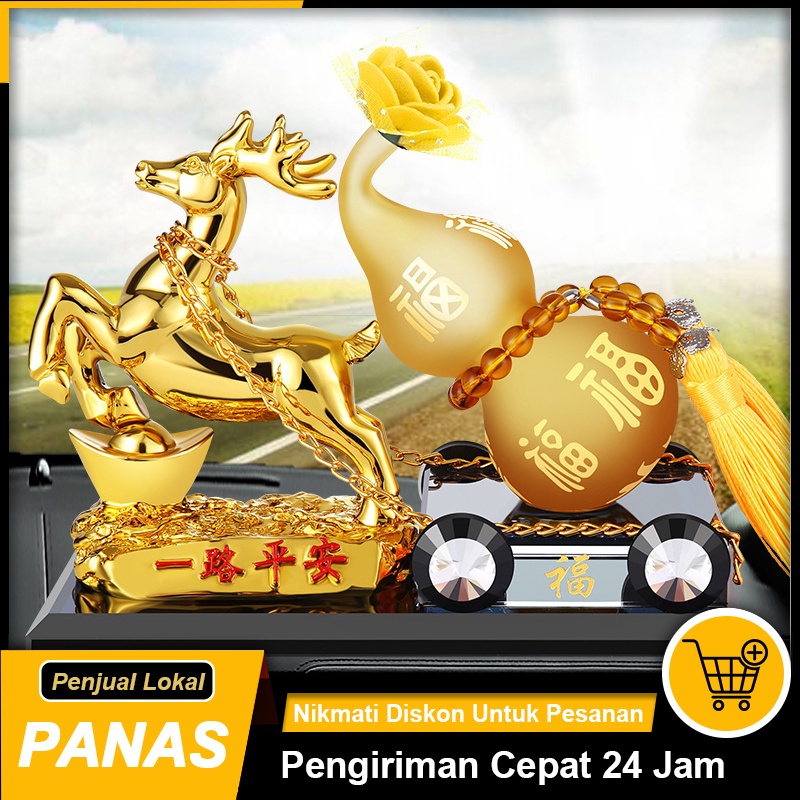 Jual Mobil Ornamen Rusa Emas Parfum Mobil Kreatif Ornamen Labu Labu ...