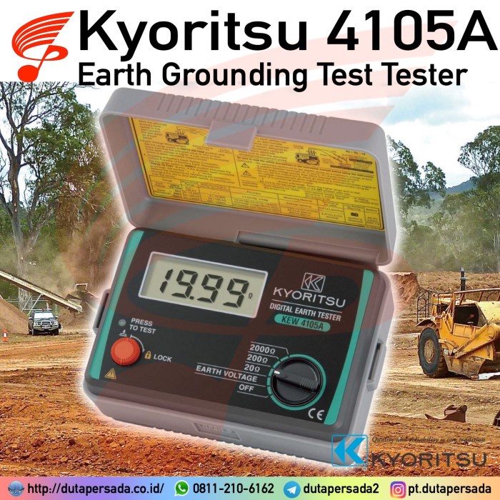 Jual Kyoritsu 4105A - Earth Grounding Test Tester | Shopee Indonesia