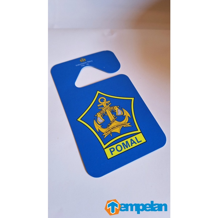 Jual Parking Sign Penanda Parkir Gantungan Spion Polisi Militer Pom AL ...