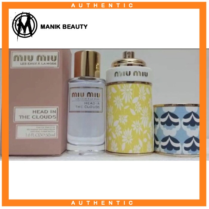 Jual MIU MIU HEAD IN THE CLOUDS EDT 50 ML BOX SEGEL | Shopee Indonesia