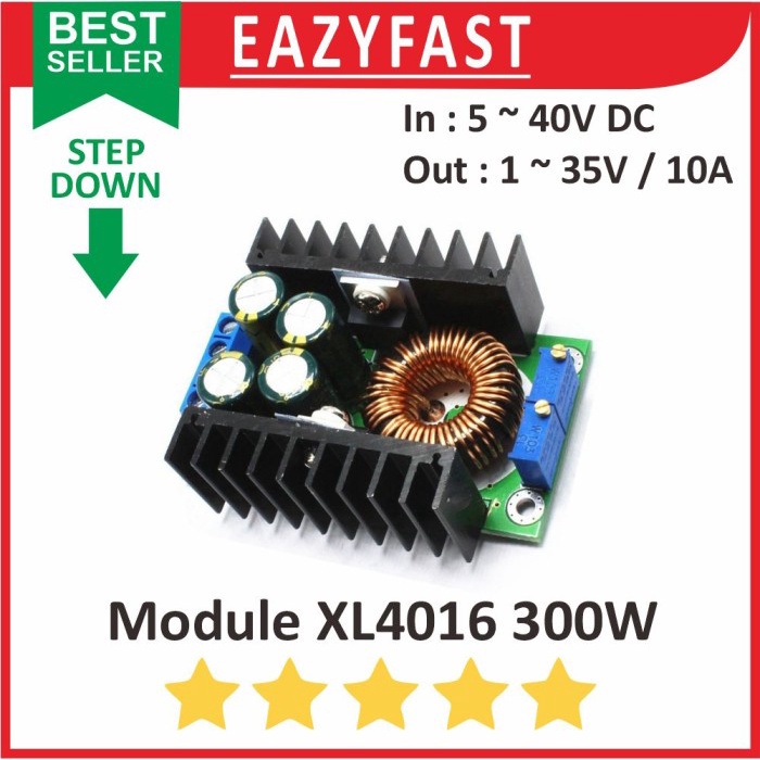 Jual Step Down 9A 10A XL4016 300W Module Modul Adjustable Power ...