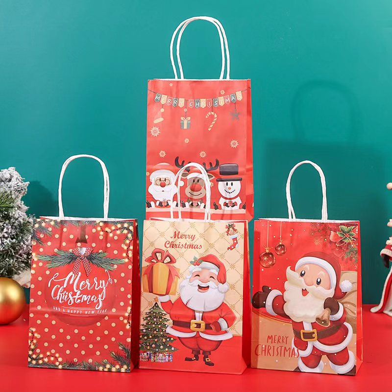 Jual PAPER BAG GOODIE BAG TAS KADO HAMPERS NATAL MERRY CHRISTMAS ...