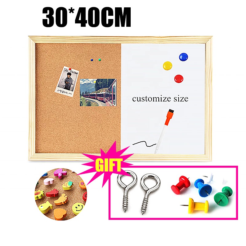 Jual Message Board / Papan Kombinasi Gabus dan Whitebord / Cork Board ...