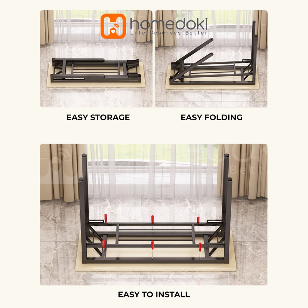 Jual Homedoki Meja lipat Portabel / Meja Belajar / Meja Minimalis /Meja Kantor / Meja Kerja ...