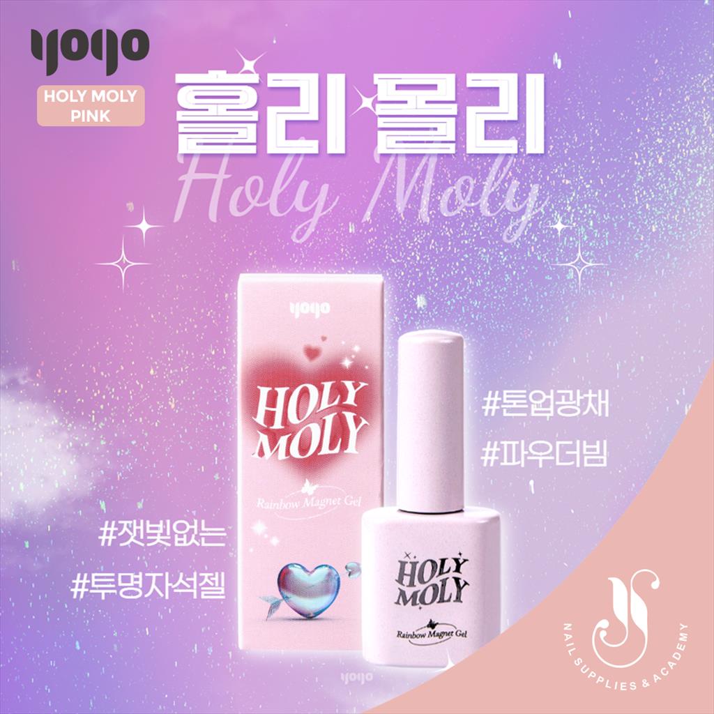 Jual YOGO HOLY MOLY CAT EYE GEL POLISH Kutek Kuku Glitter Original ...