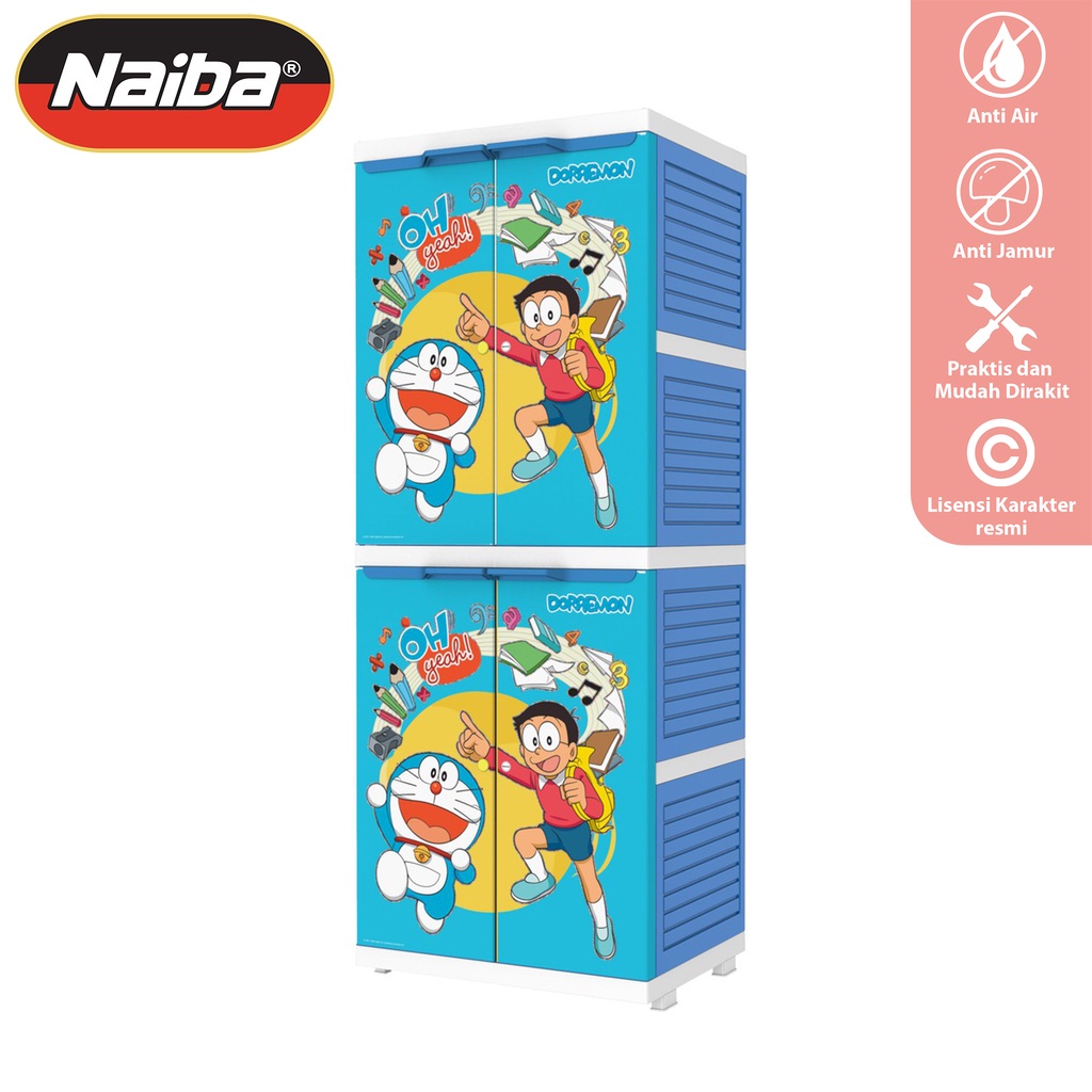 Jual NAIBA - Lemari Mini MSC Naiba Karakter License - Lemari Pakaian ...