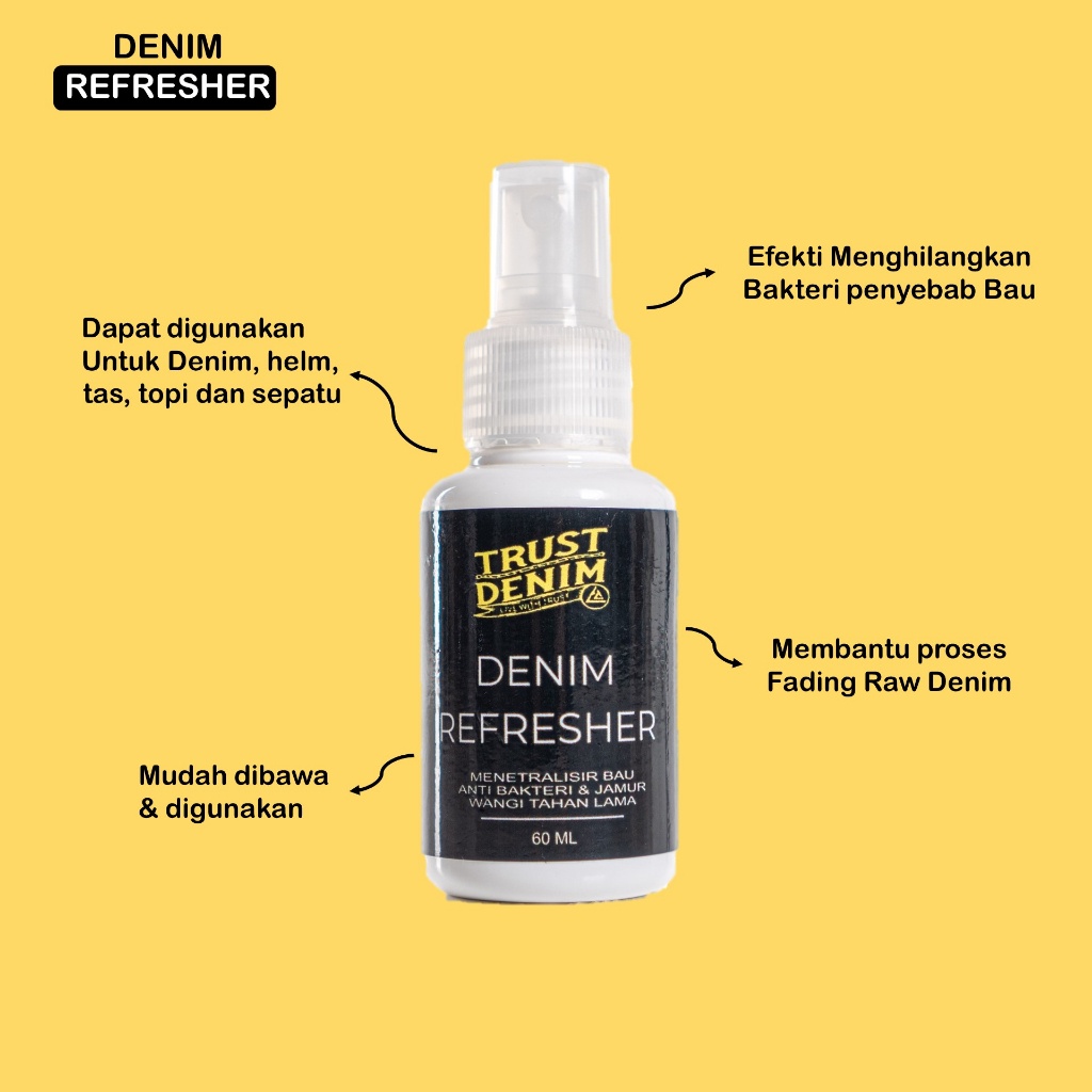 Jual TRUST DENIM - Denim Refresher - Penghilang bau, bakteri , jamur ...