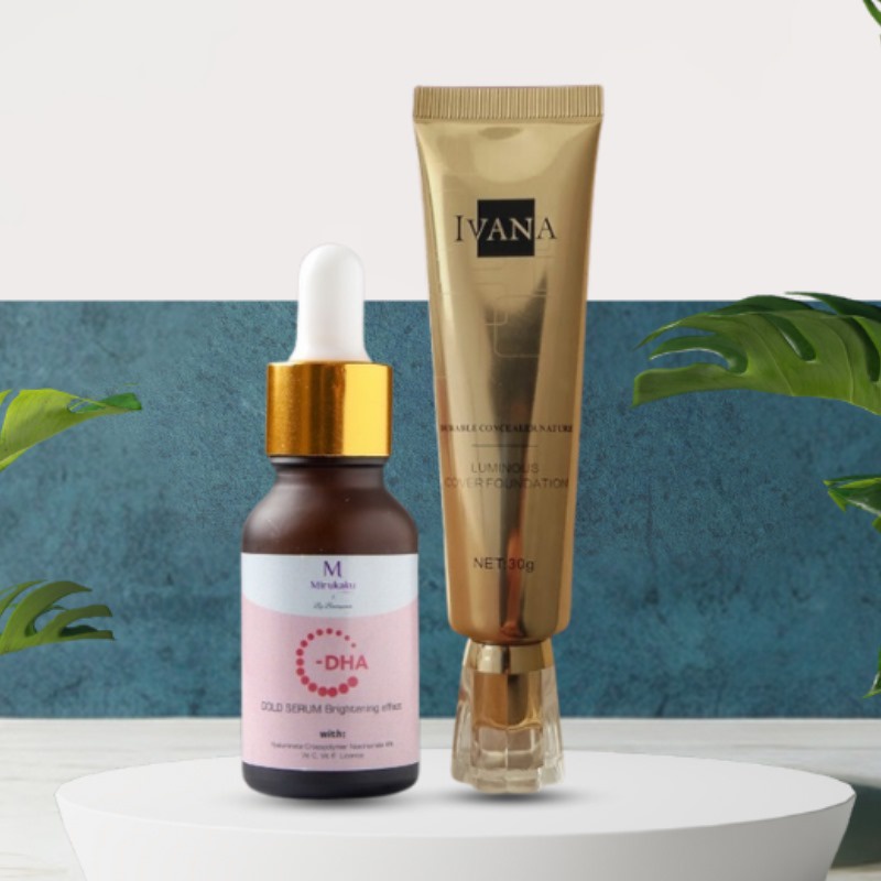 Jual ( Paket Bundling ) Mirukaku Serum C-DHA Gold Serum Brightening ...