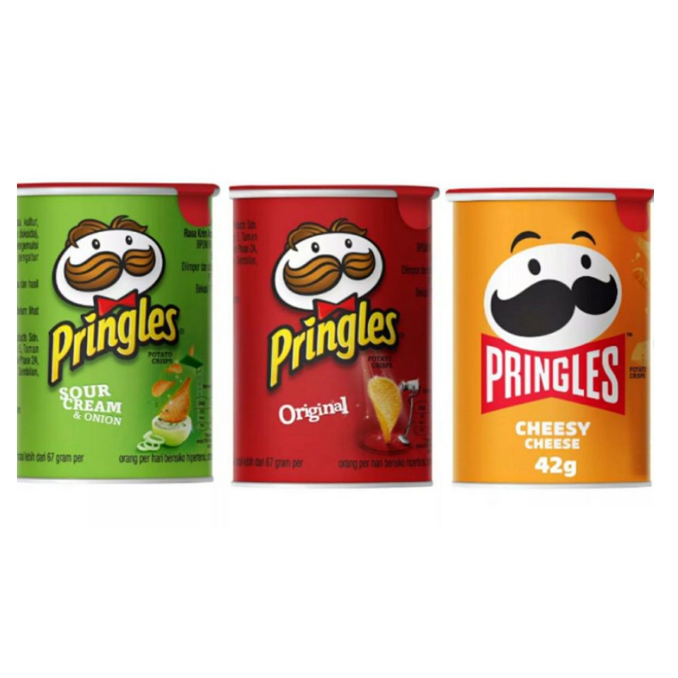 Jual PRINGLES POTATO ORIGINAL 42 GRAM MINI KERIPIK KENTANG MURAH 42gr ...