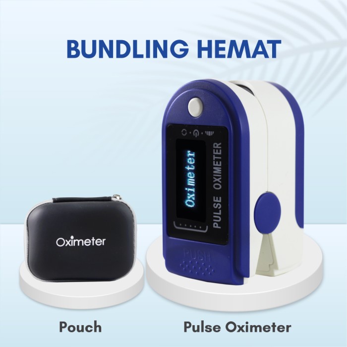 Jual Oximeter Biru - Oxymeter Oksimeter Fingertip Pulse Oksigen Meter ...