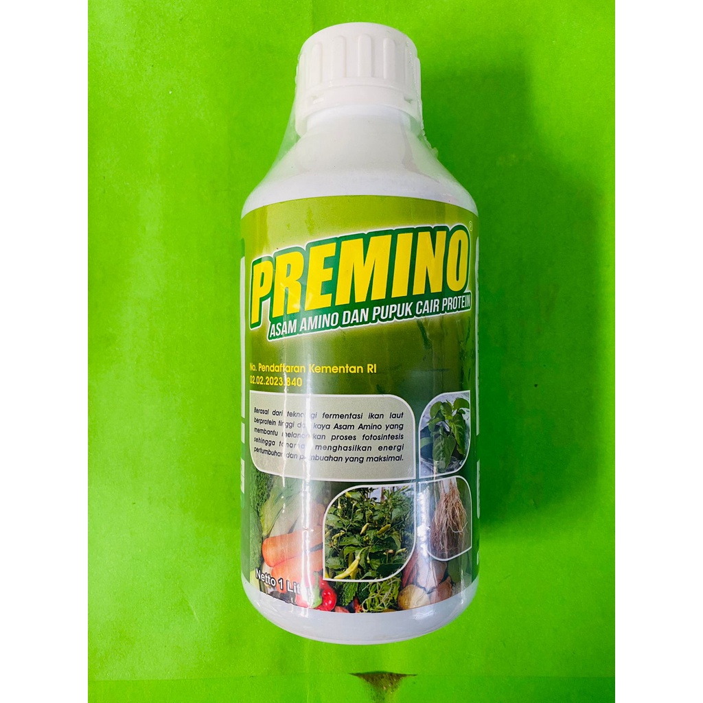 Jual asam amino penguat daun muda PREMINO isi 1lt dari MITRA MERDEKA ...