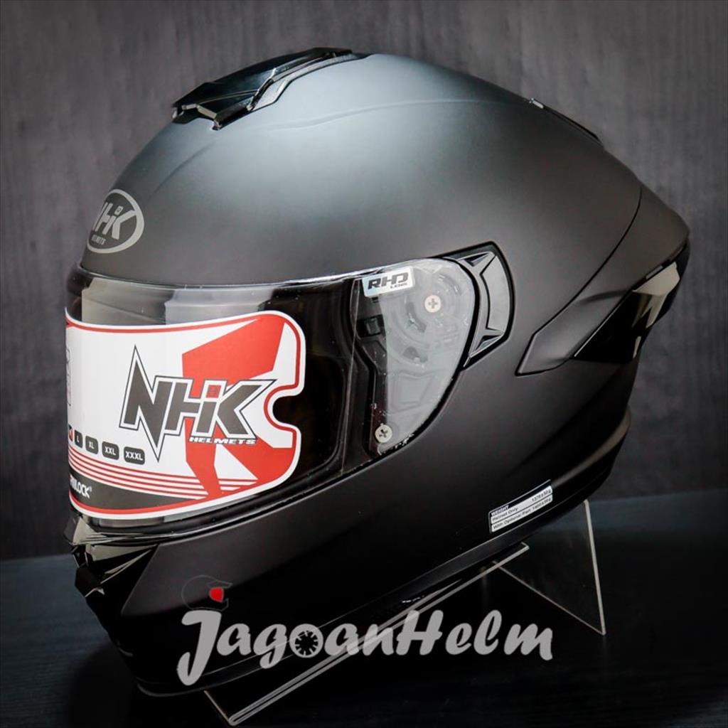 Jual NHK HELM MARK 1 ELITE SOLID | | BLACK DOFF | MARK1 SINGLE VISOR ...