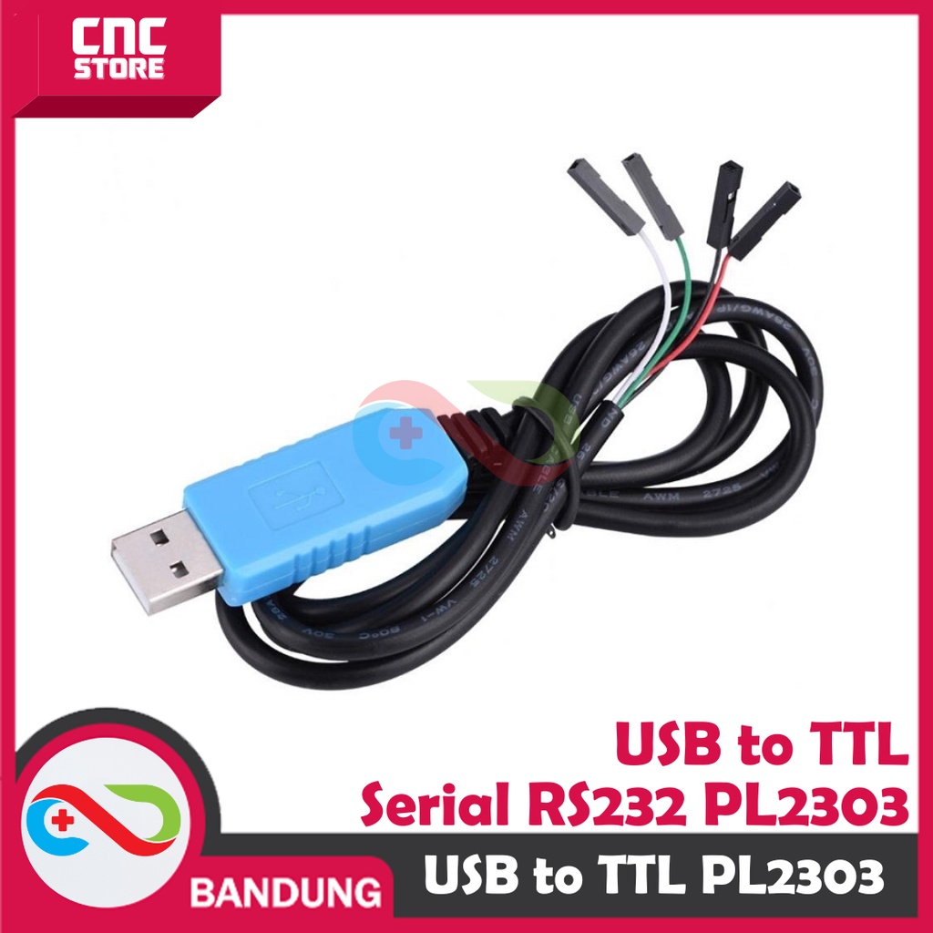 Jual USB TO TTL SERIAL RS232 PL2303 USB SERIAL ADAPTER CONVERTER ...