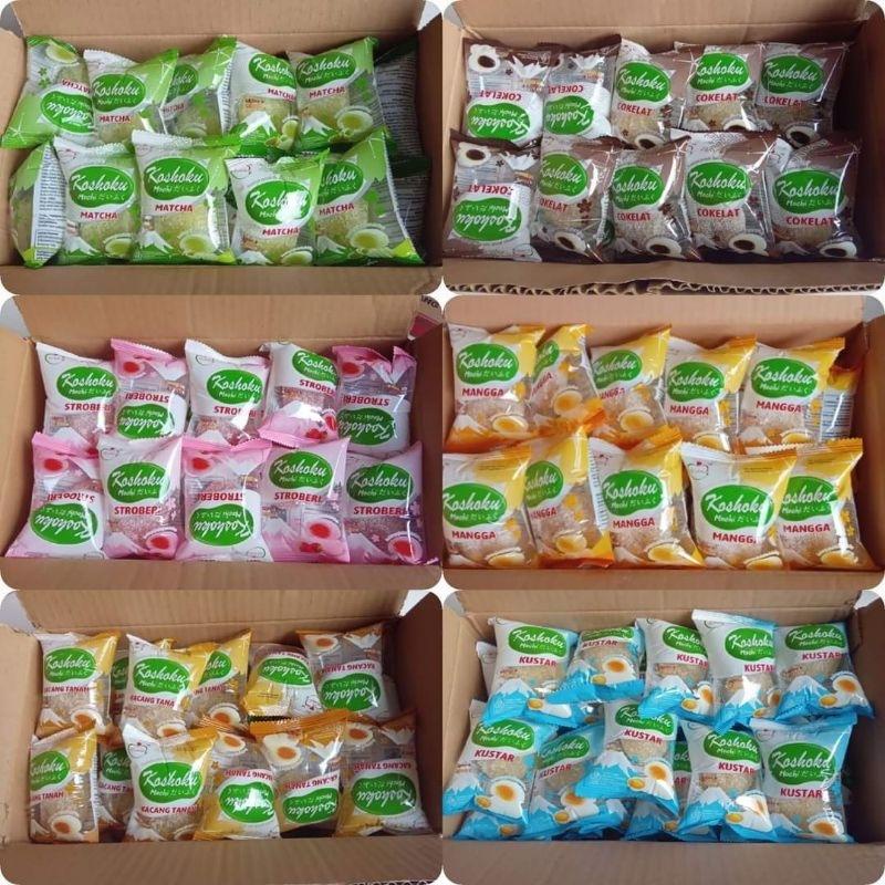 Jual Mochi Koshoku Kue Moci Korea Viral Rasa Aneka Rasa Snack Halal 1 ...