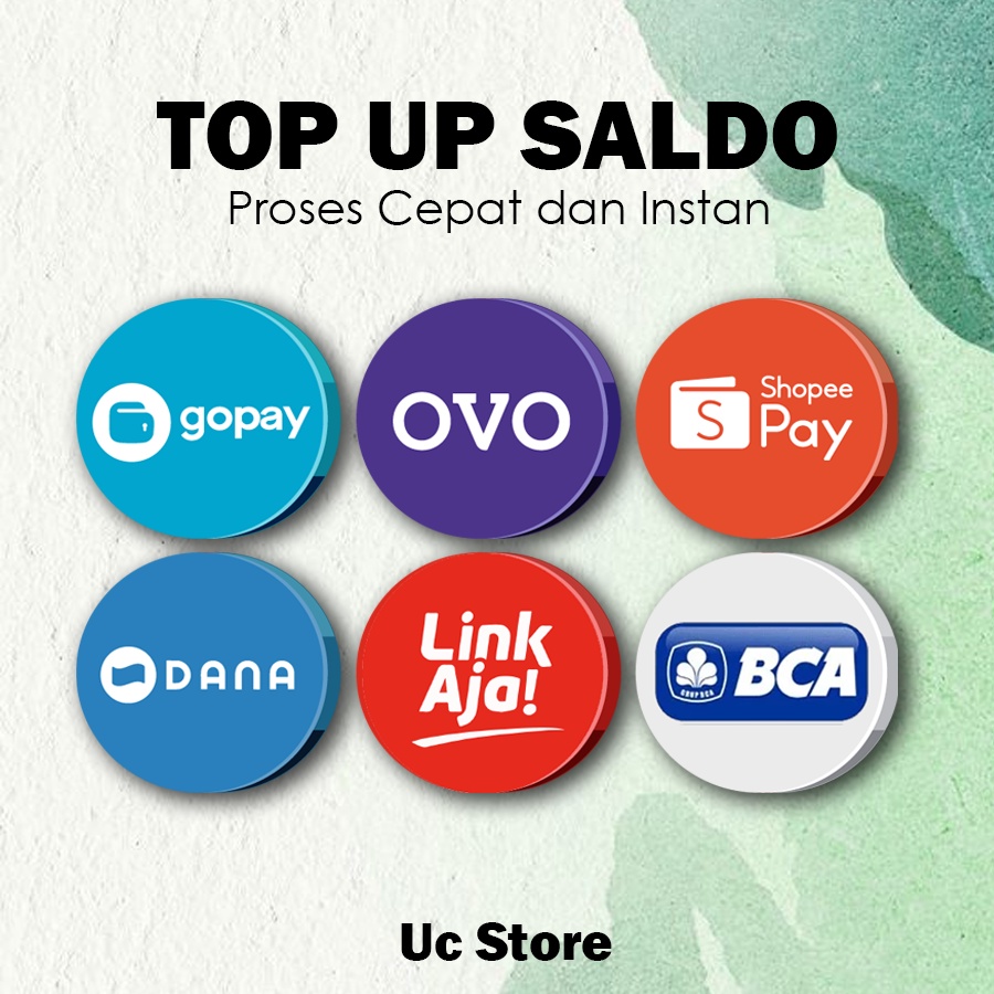 Jual Stiker Top Up Saldo Pulsa Voucher Token LIstrik | Shopee Indonesia