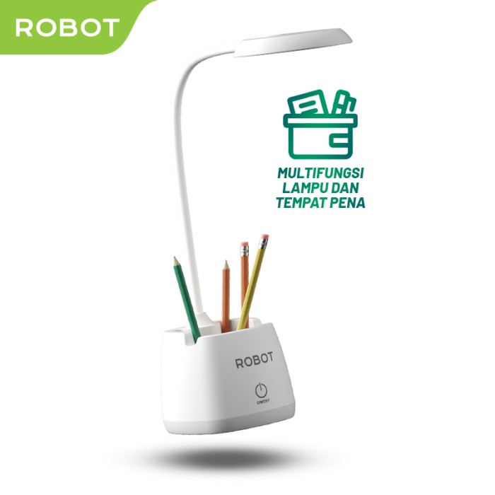 Jual LAMPU MEJA BELAJAR ROBOT RT-DL02 FLEKSIBEL RECHARGEABLE ...