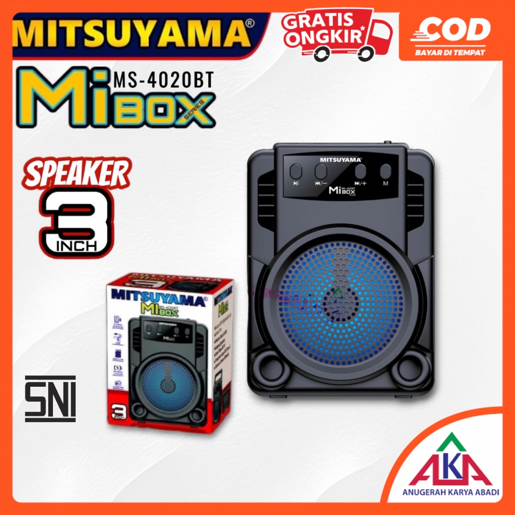 Jual Speaker Radio Mitsuyama MS-4020BT MiBOX Series MP3 Player USB Bluetooth | Shopee Indonesia