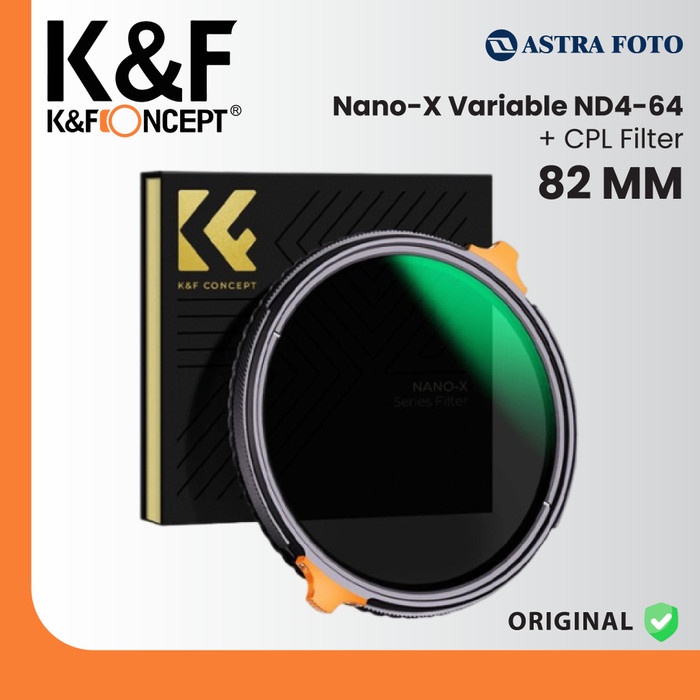 Jual KNF Concept 82mm Filter Nano-X Variable ND4-64 + CPL K&F Filter ...