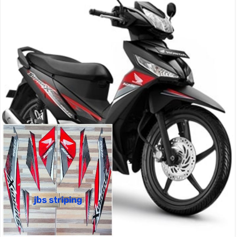 Jual Stiker supra 125 striping Honda Supra X 125 FI tahun 2019 2020 ...