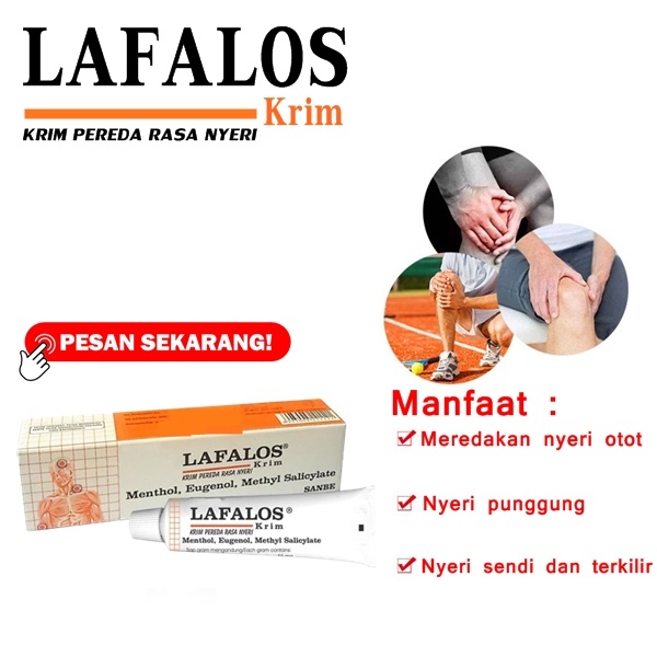 Jual Lafalos Cream 20 gr Krim Pereda Nyeri Sendi Nyeri Otot Dan Pegal ...