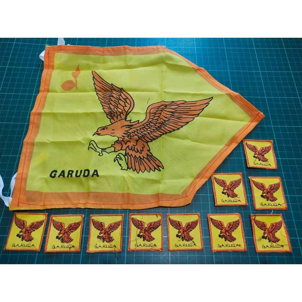 Jual TANDA REGU GARUDA KUNING SET BENDERA PENGGALANG PUTRA PRAMUKA ...