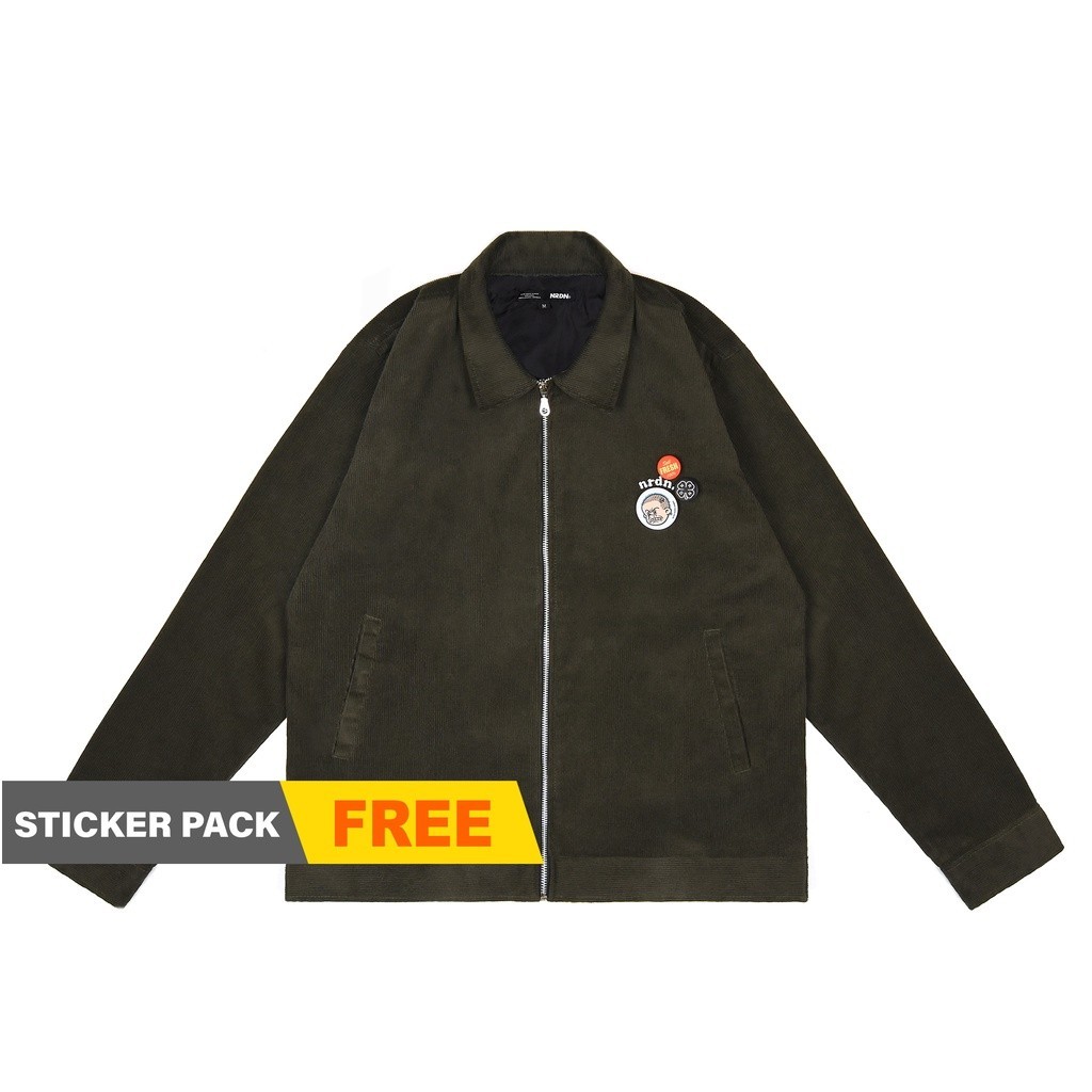 Jual NRDN Clothing Jaket TRUCKER JACKET CORD OLIVE | Shopee Indonesia