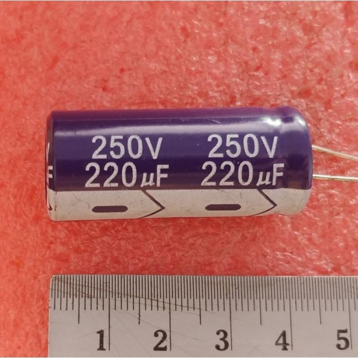 Jual ZKH Kapasitor Elektrolit Elco Elko 220uF 250V | Shopee Indonesia