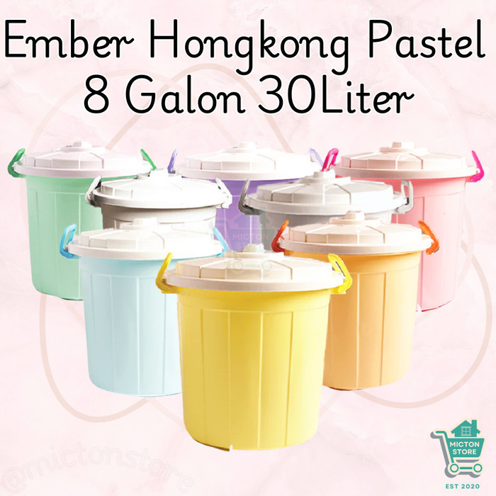 Jual BUNTON Ember Hongkong 8 Galon 30.28L Pastel Premium Ember Anti ...