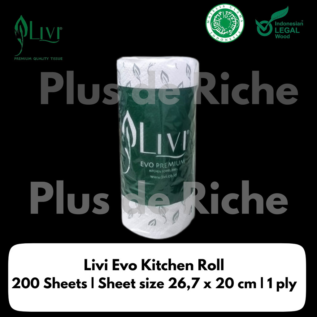 Jual Tissue Livi Kithcen Towel 200s - Tissue LIVI EVO Premium Kitchen ...