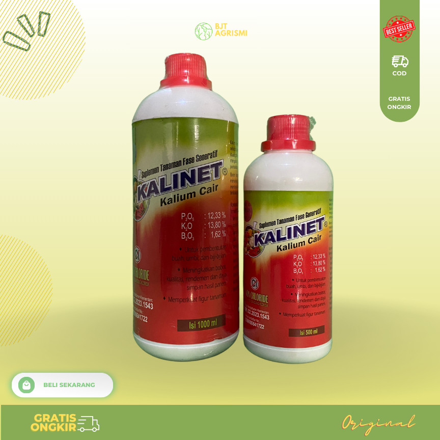 Jual Kalinet Pupuk Kalium Cair Pembuahan Generatif Tanaman Pemanis Buah ...