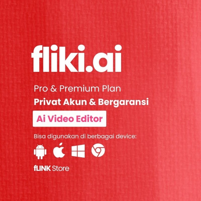 Jual FLIKI PRIVAT AKUN 30 HARI RESMI | Shopee Indonesia
