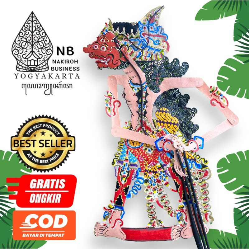 Jual Wayang Kulit Asli Patih Sabrang/Sabrangan/Patihsabrang Kualitas ...