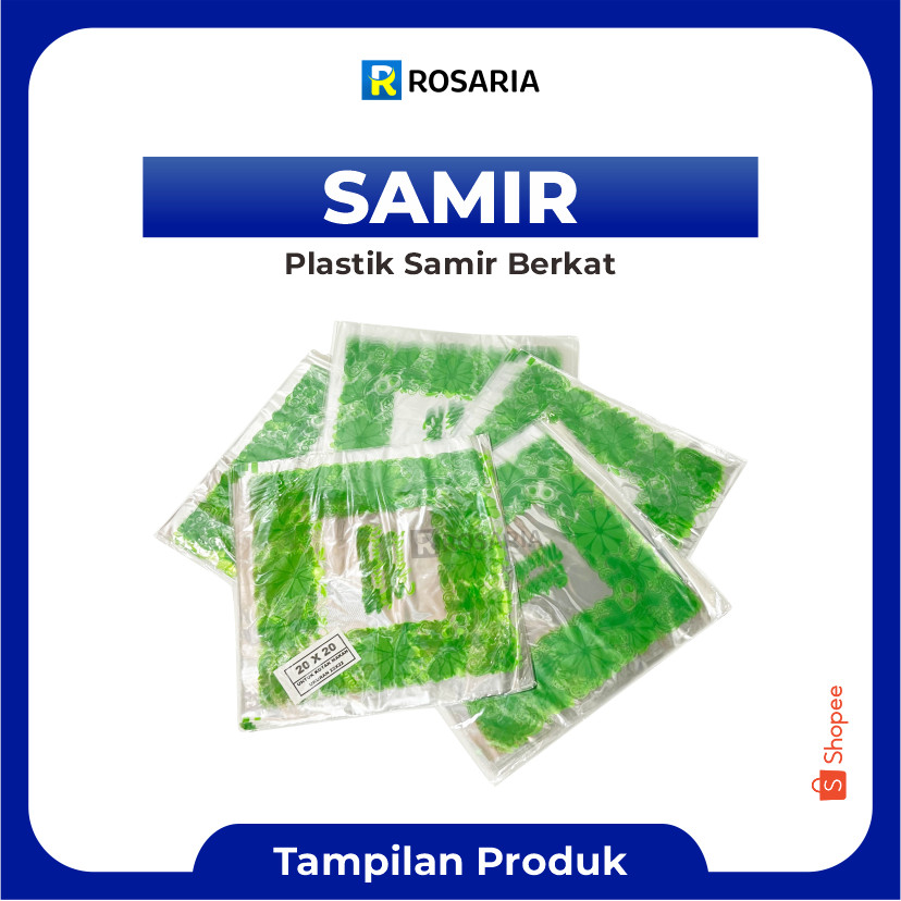 Jual OPP SAMIR BERKAT PLASTIK 20X20 Isi 50 pcs Selamat Menikmati ...