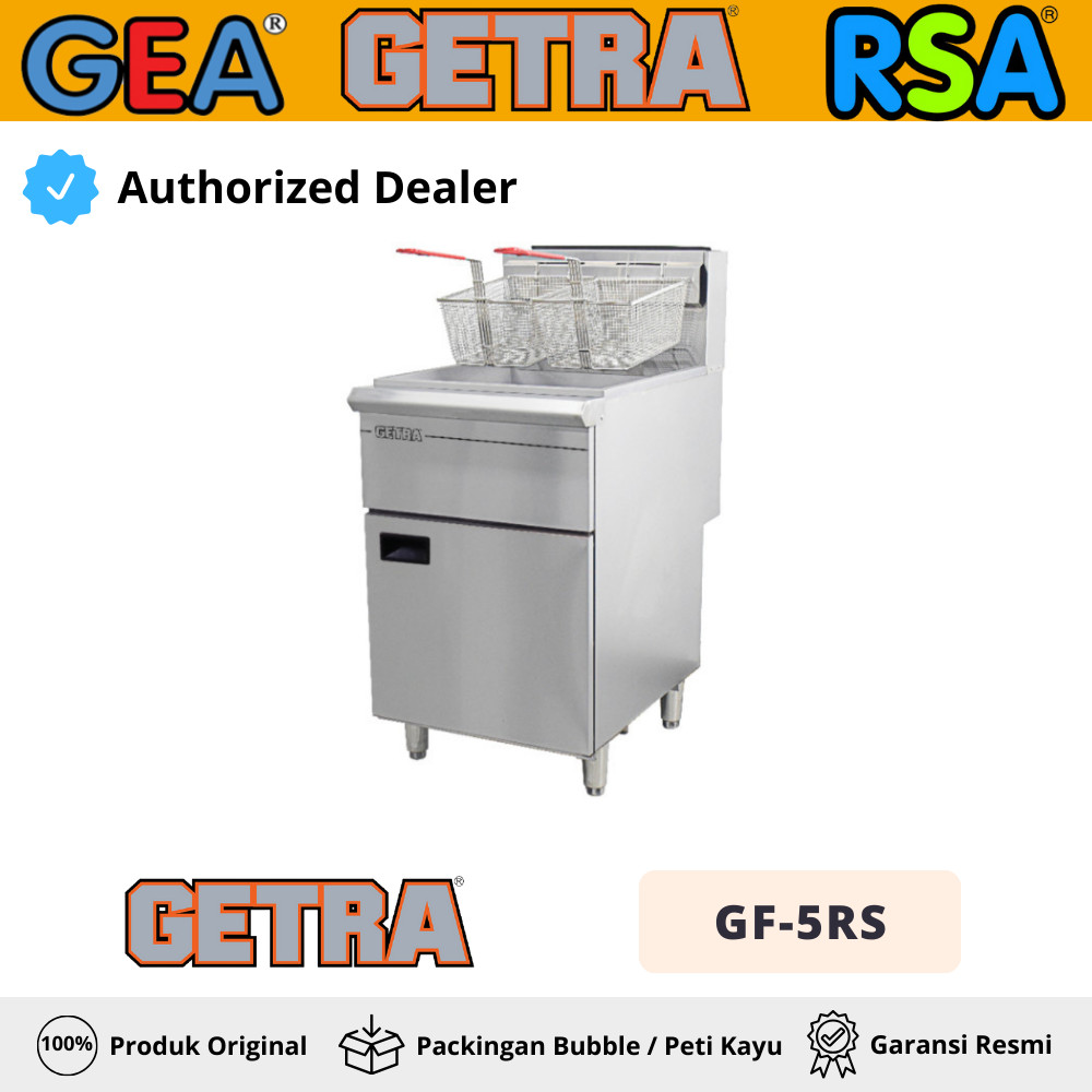 Jual Gas Deep Fryer GETRA GF-5RS Penggorengan Gas 1 Tungku | Shopee ...