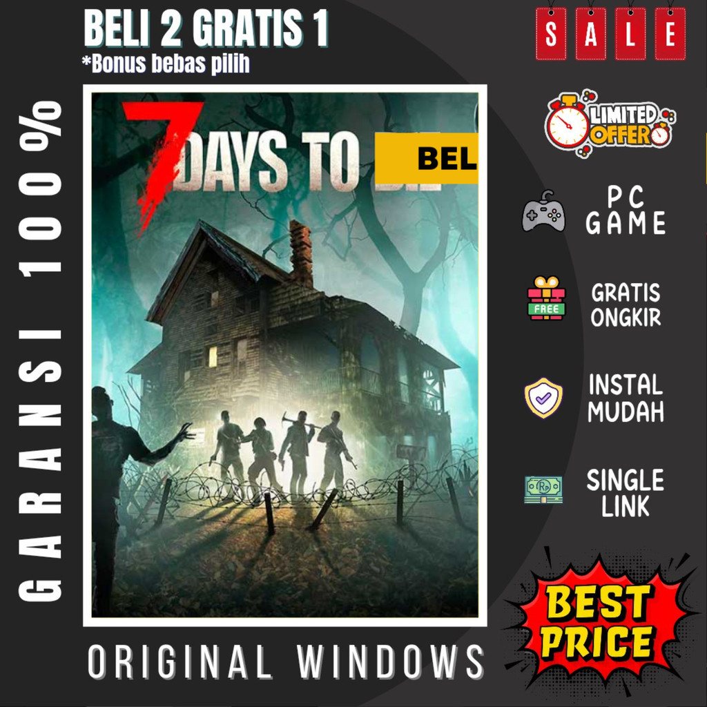 Jual 7 DAYS TO DIE - GAME PC - GAME LAPTOP - PC GAMES - BELI 2 GRATIS 1 ...