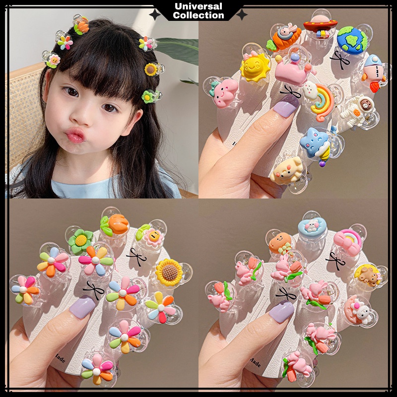 Jual 6PCS / SET JEPITAN RAMBUT ANAK MODEL KOREA / JEDAI RAMBUT ANAK ...