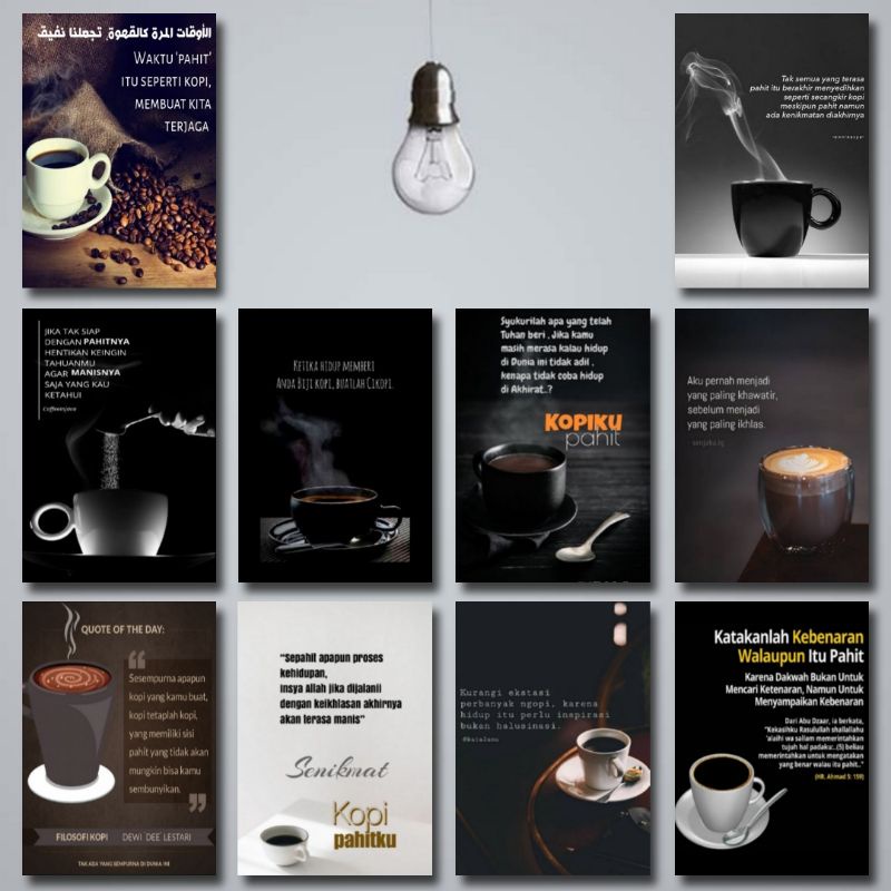 Jual Walldecor, Hiasan dinding, Poster Kayu Coffe, Qoutes Coffee, Kata ...