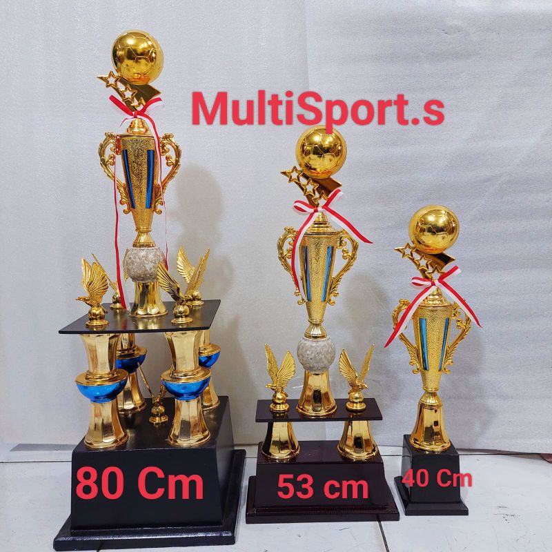 Jual PIALA TROPHY PAKET ISI 3 KAKI 4 KAKI 2 KAKI 1 BOLA BADMINTON VOLLY ...
