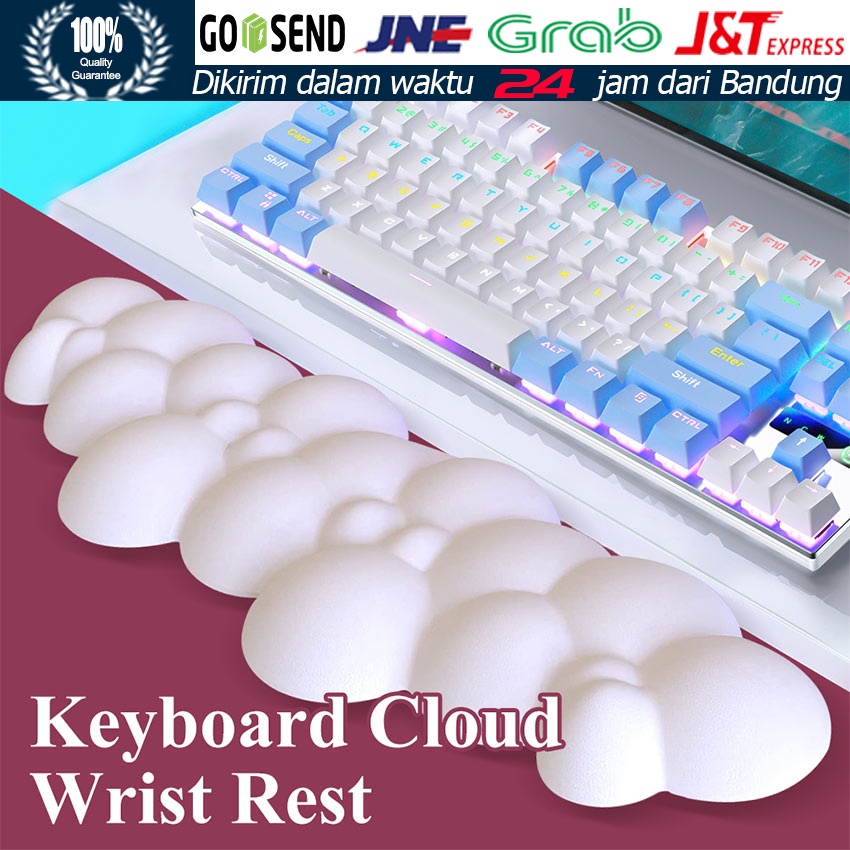 Jual Awan Keyboard Wrist Pad / Bantalan Pergelangan Tangan Keyboard ...