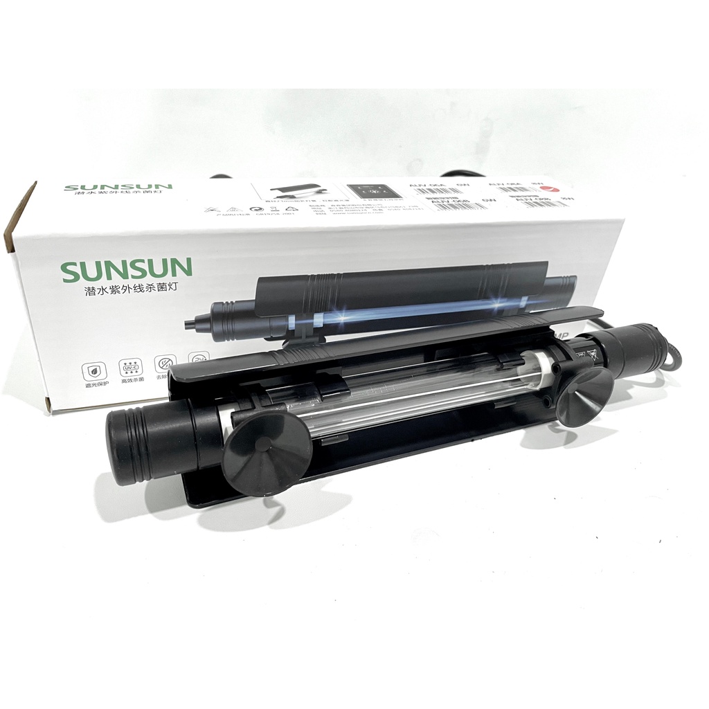 Jual LAMPU UV SUNSUN UV C AUV 08A UV LAMP 8 WATT AQUARIUM AQUASCAPE ...