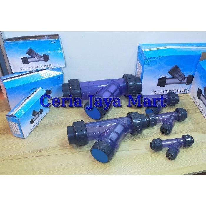 Jual Y Strainer PVC Clear 1" Inch / Y strainer pvc bening DN25 | Shopee Indonesia