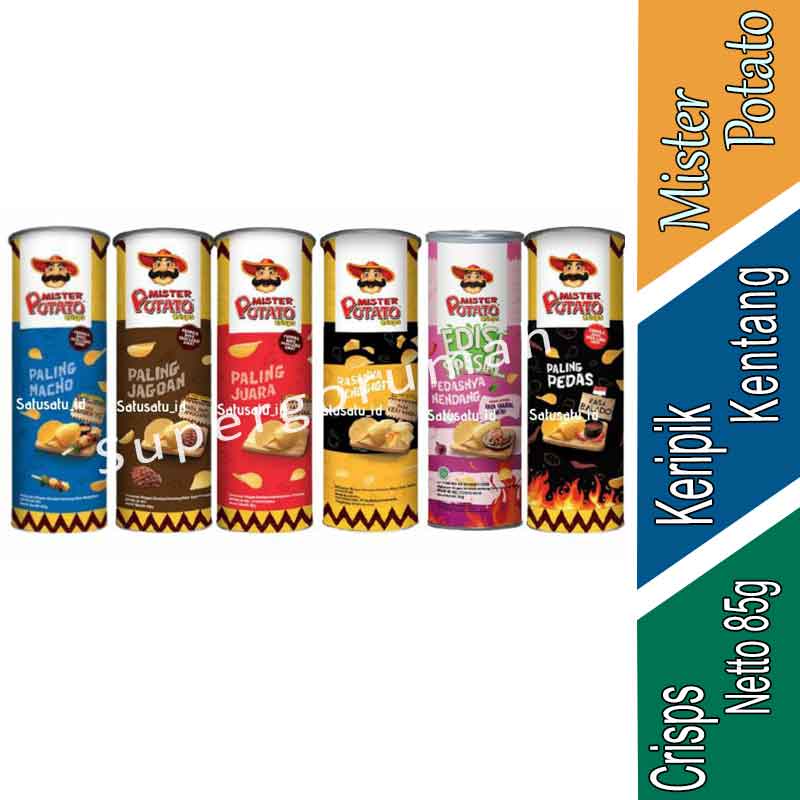 Jual Keripik Kentang - Mister Potato - Cemilan Kentang - Aneka Rasa ...