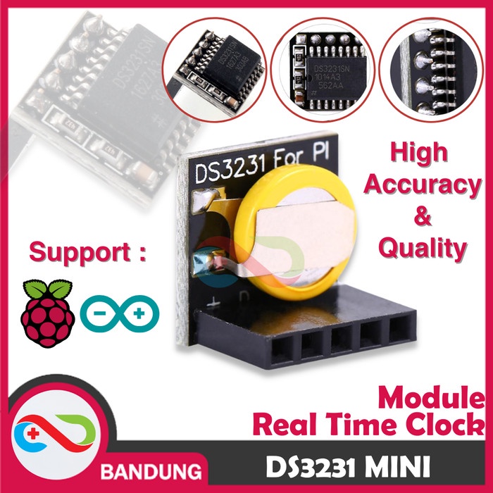 Jual DS3231 MINI RTC RASPBERRY PI ARDUINO REAL TIME CLOCK MODULE | Shopee Indonesia