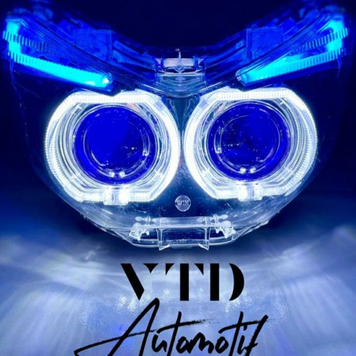 Jual Headlamp Reflektor Nmax Old Paket Projie Aes Biled Wst Drl Alis ...