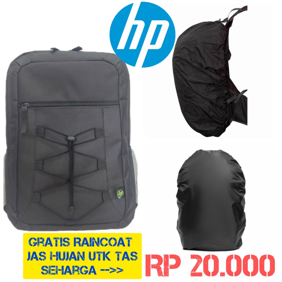 Jual TAS RANSEL LAPTOP merk HP (16 inchi) Free Raincoat/Jas Hujan Tas ...