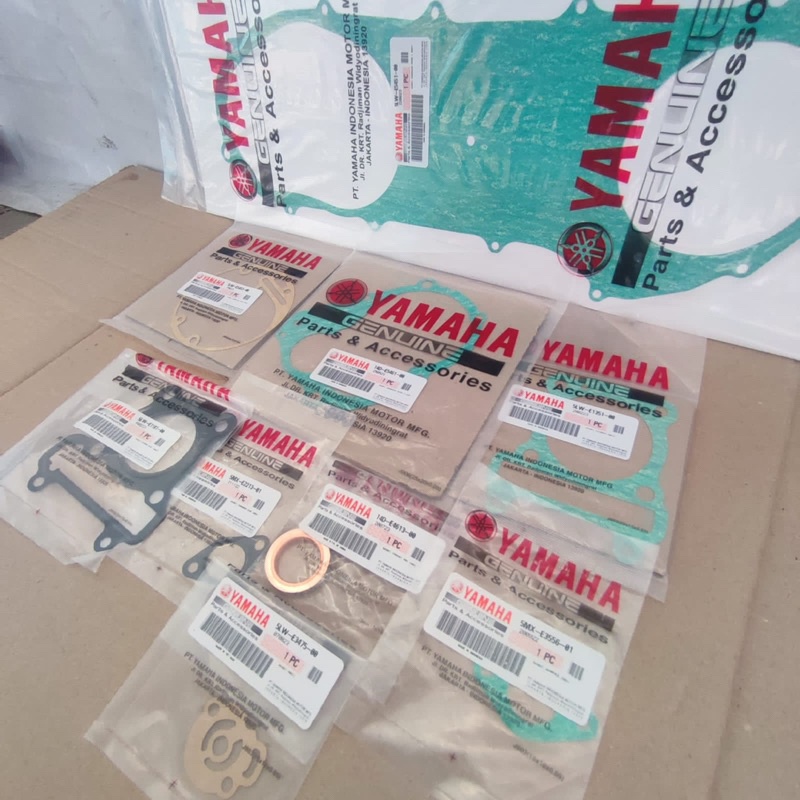 Jual GASKET PAKING TOPSET MIO SPORTY SMILE NOUVO LELE Z 9 PCS ORIGINAL YAMAHA GENUINE PART ...