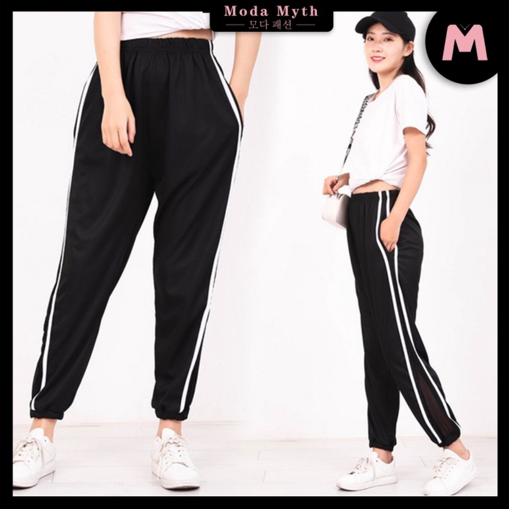 Jual MODAMYTH AA1 - JOGGER PANTS WANITA CELANA PANJANG JOGGER | Shopee Indonesia