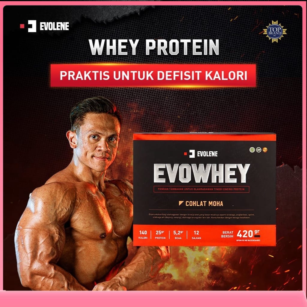 Jual EVOWHEY 1 BOX ISI 12 SACHET WHEY PROTEIN EVOLENE SUSU FITNESS EVO ...