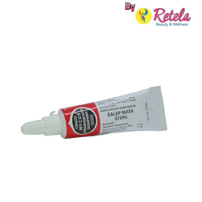 Jual CENDO MYCOS EYE OINT 3.5GR ( CHLORAMPHENICOL 0.2%, HYDROCORTISONE ...